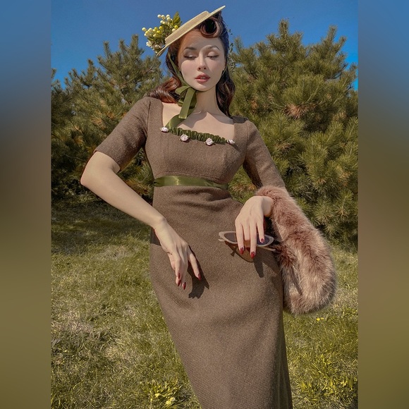 Dresses | Le Palais Vintage French Style Elegant Classic Long Dress ...
